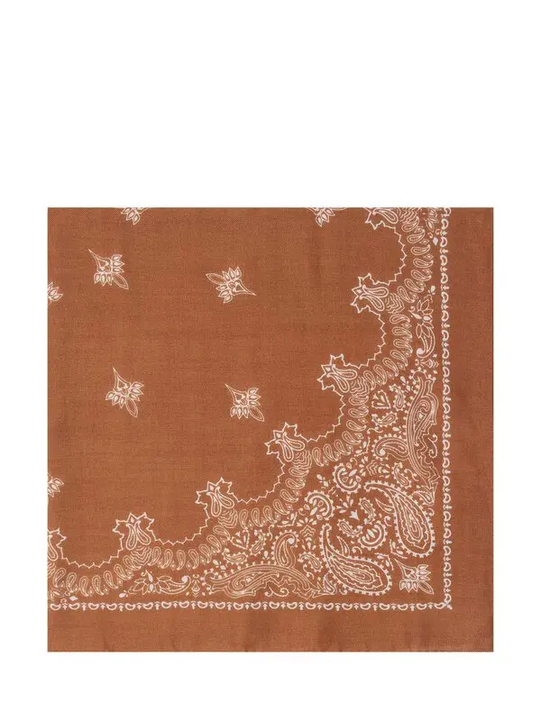 Destin Judy Silk Bandana Scarf 90x90 - Vicuna