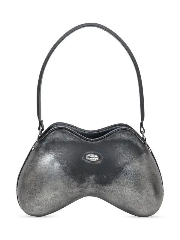 DIESEL® Metallic Double-d Shoulder Bag - Nero