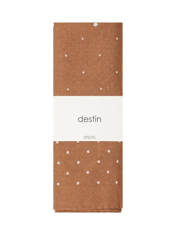 Destin Judy Square Scarf 90x90 - Vicuna