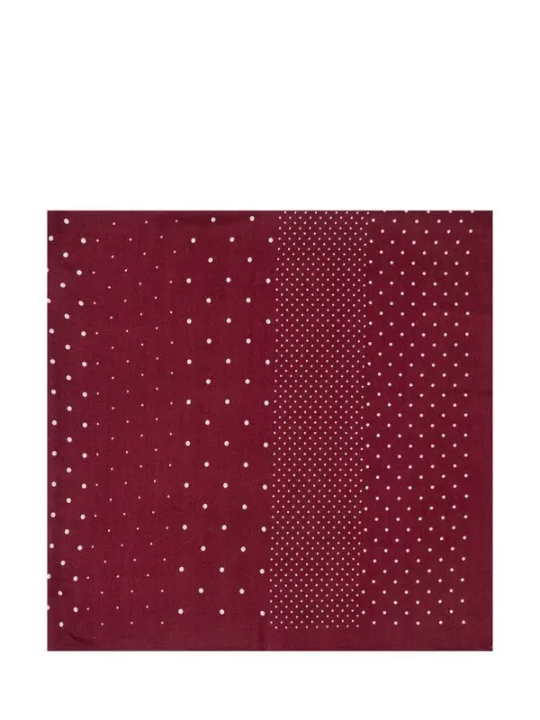 Destin Judy Carre 90x90 Silk-blend Scarf - Port