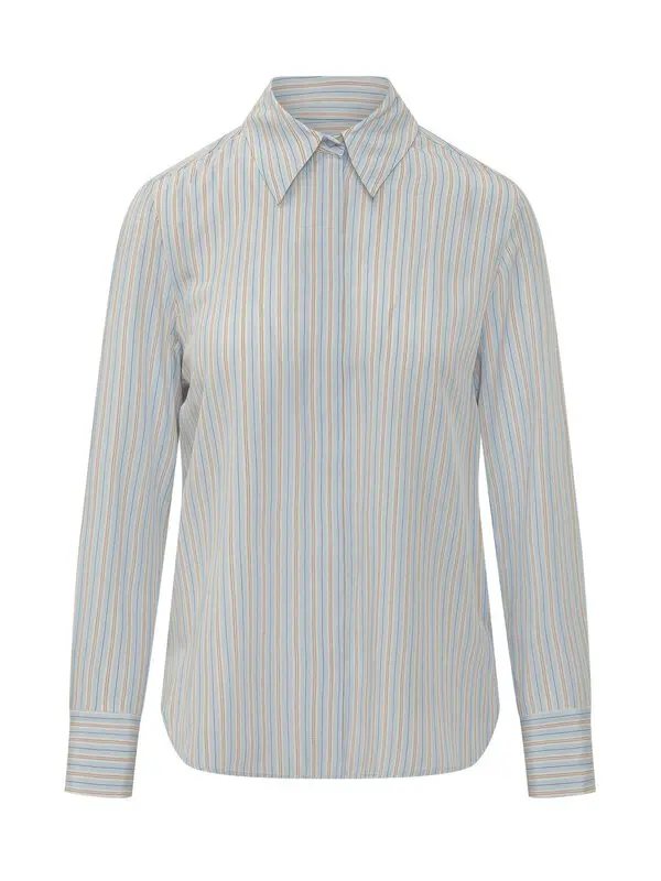 Max Mara Striped Shirt - Azzurro