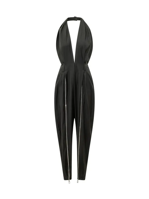 Coperni Stylish Mini Zip Bodysuit With Unique Print