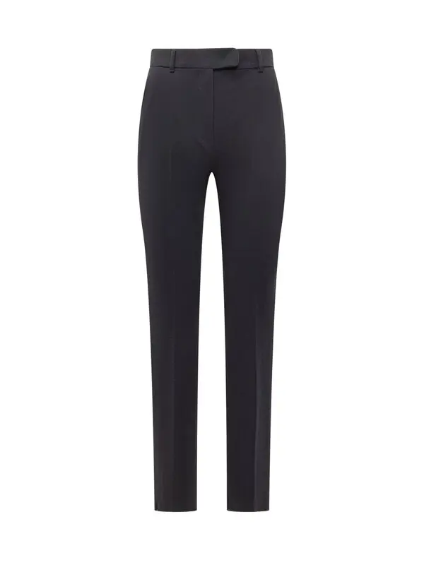 Max Mara High-waisted Slim Trousers - Blu