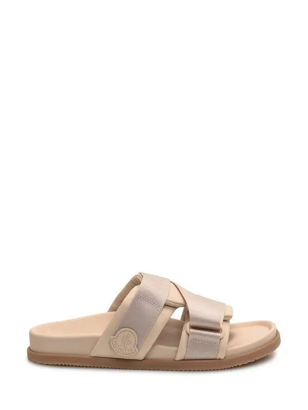 Moncler Luxury Leather Sandals For Summer - Rosa