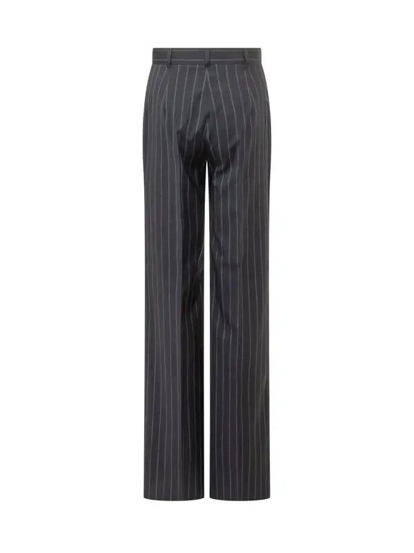 Max Mara Tailored Slim Trousers - Blu Gessato