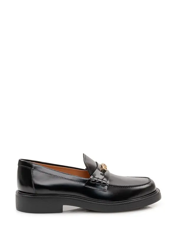 TOD`S Rubber Sole Moccasin Loafer - Nero