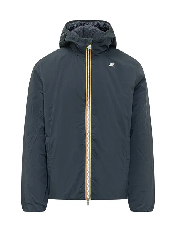 K-WAY Lightweight Jacket With Hood And Front Zip