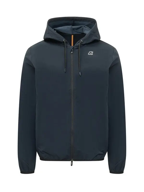 K-WAY Hooded Jacket - Blue Depth