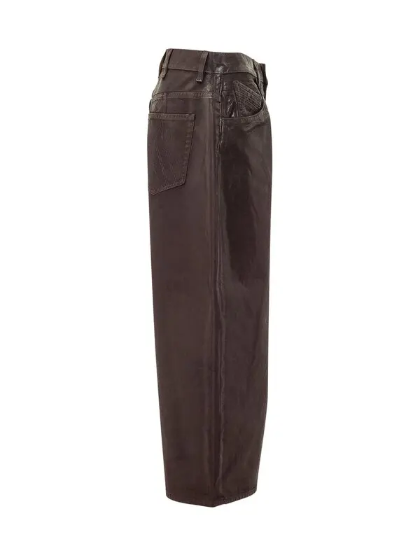 Attico Glossy Long Jean Pants