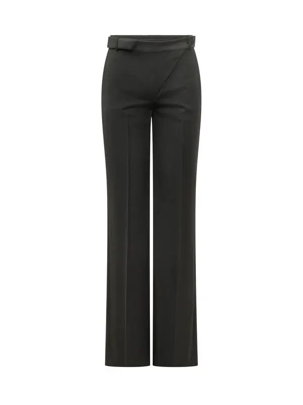 Attico Long Gabardine Trousers