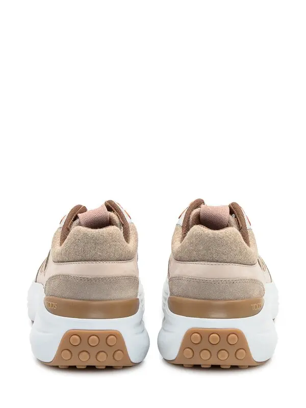 TOD`S Sneaker Style Elevated: Premium Fabric And Leather Sneakers