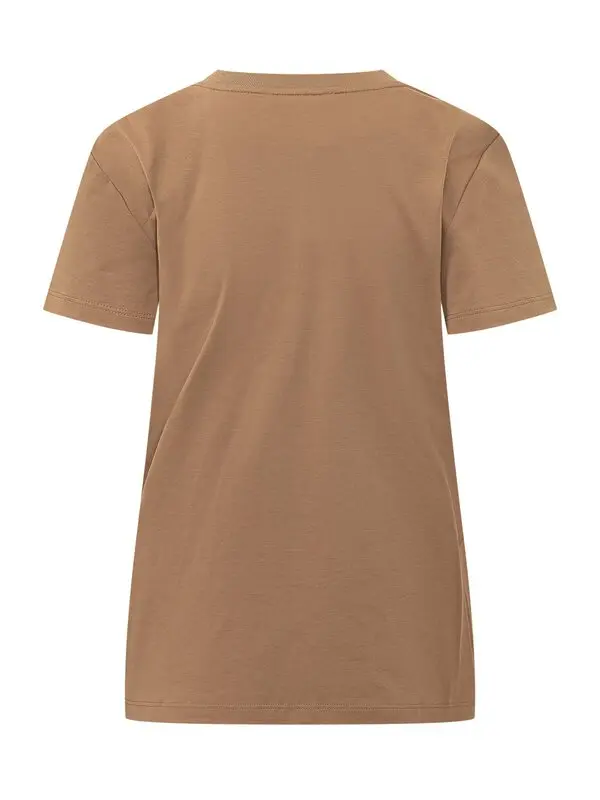 Max Mara Papaya T-shirt With Taschino Pocket