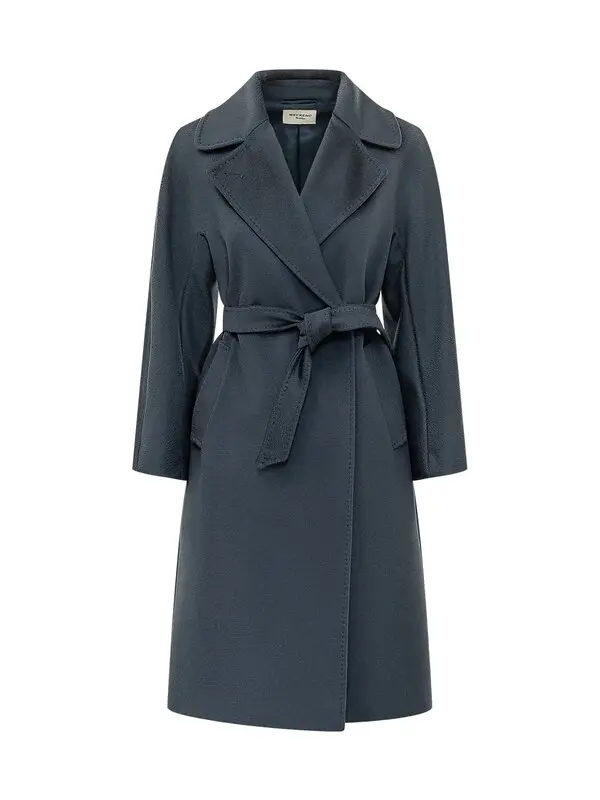 Max Mara Weekend-ready Wool Overcoat - Blu