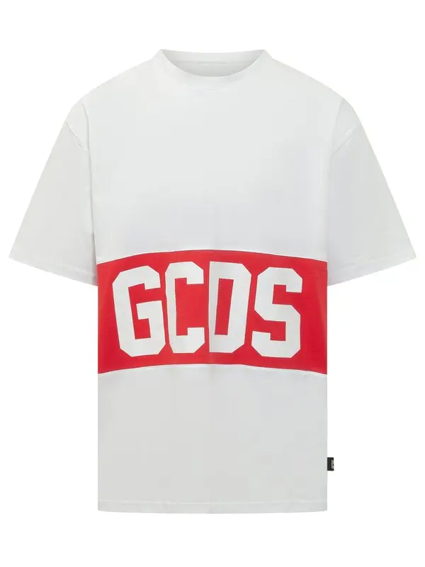 Gcds Graphic T-shirt With Stampaint Design