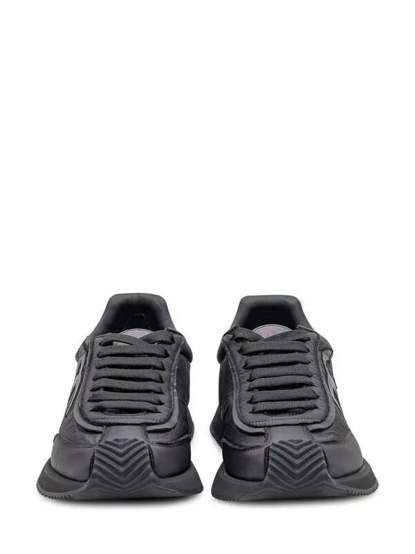 Dolce & Gabbana Sleek Leather Sneaker - Nero