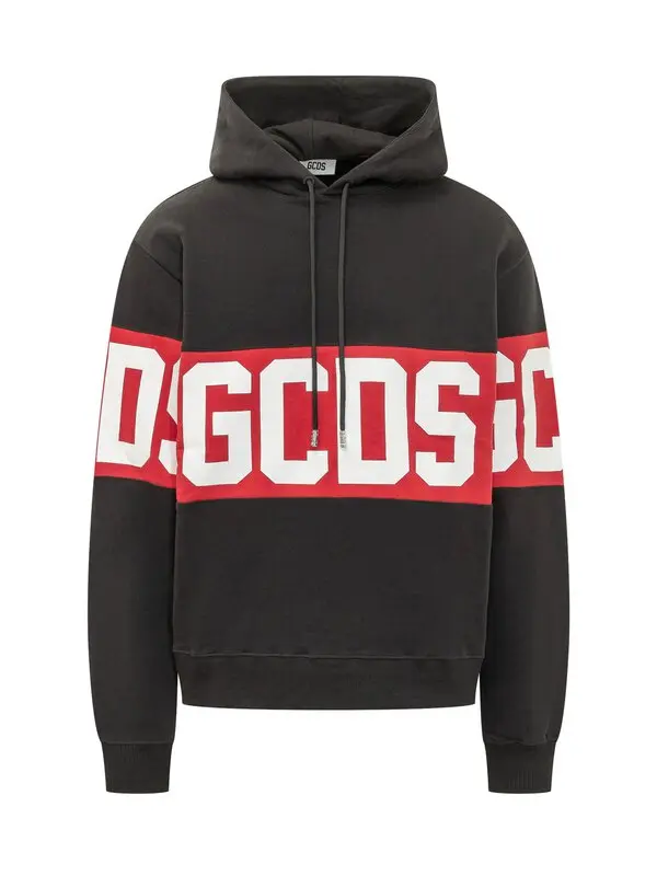 Gcds Band Logo Hoodie - Black/red