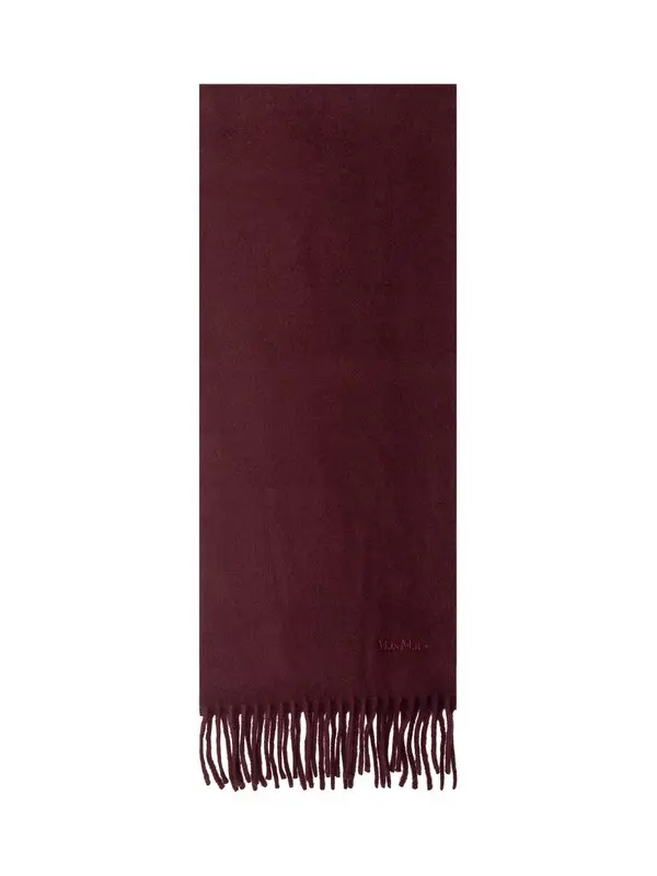 Max Mara Wool Stole - New Dark Ruby
