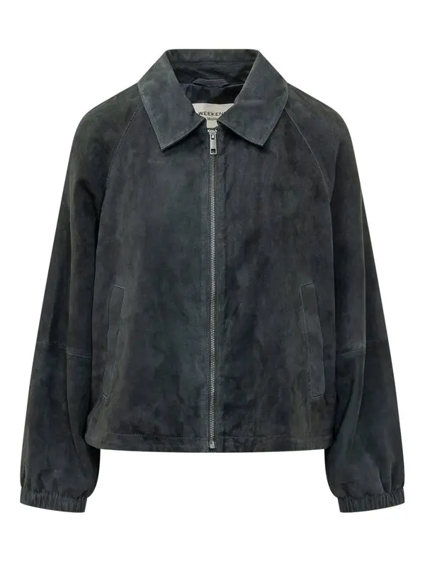 WEEKEND BY MAX MARA Zuppa Goat Leather Jacket