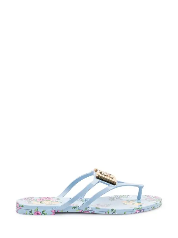 Dolce & Gabbana Elegant T-strap Sandals - Fiorellini F.celeste