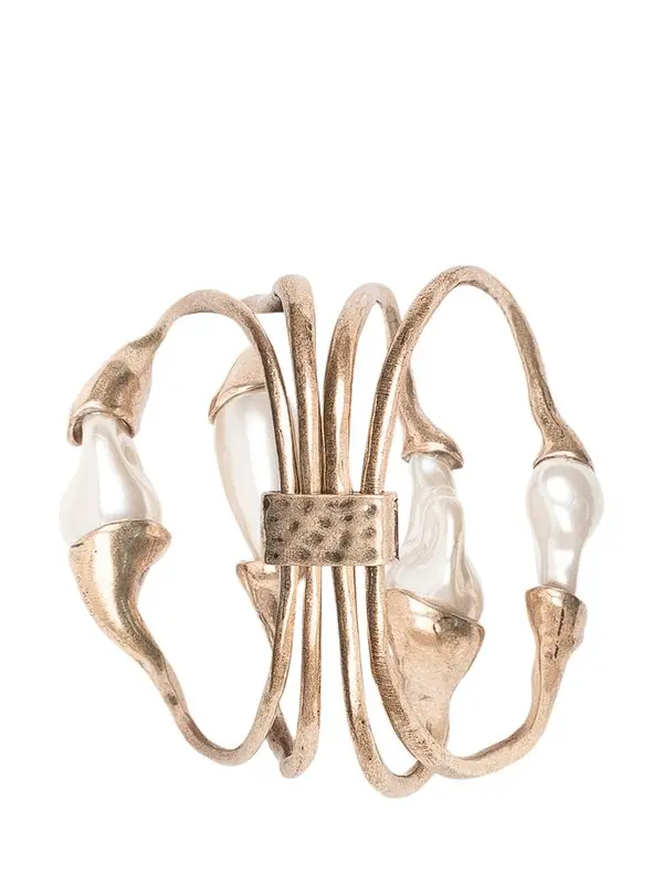 WEEKEND BY MAX MARA Logo-embellished Metallic Scarf - 001