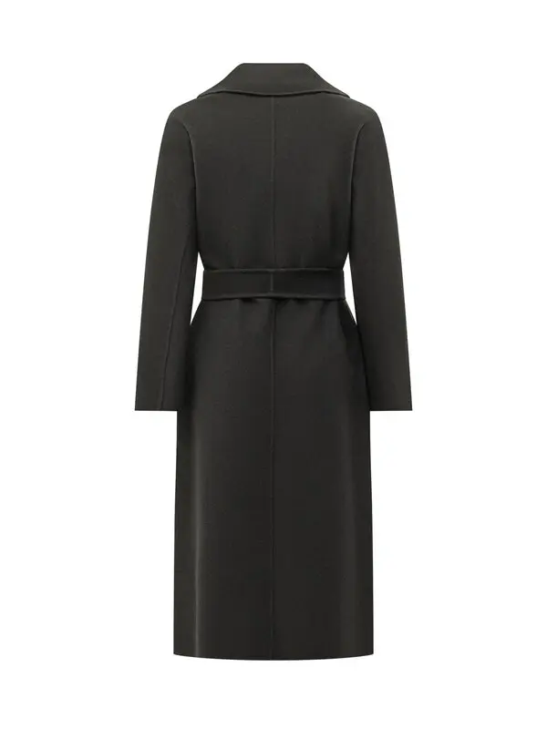 Max Mara Mstcles Overcoat - Nero