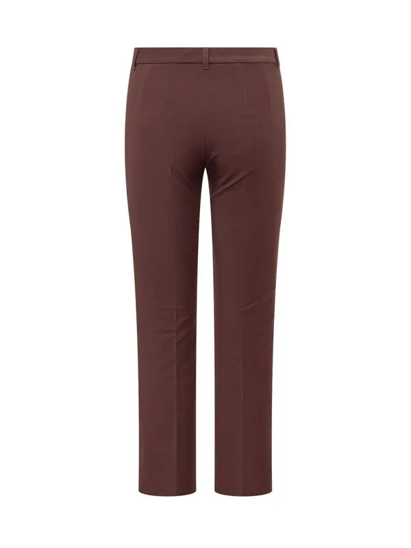 MAX MARA`S Long Stretch Cotton-blend Pants