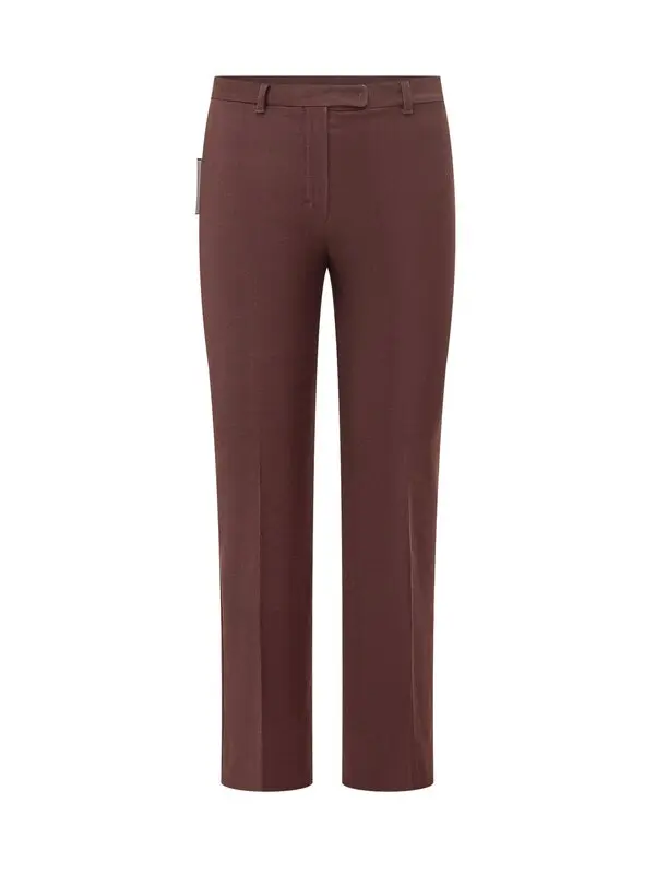 MAX MARA`S Max Mara Long Stretch Cotton-blend Pants