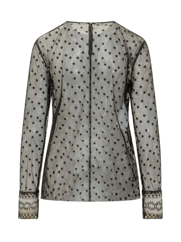 Alberta Ferretti Embroidered Blouse
