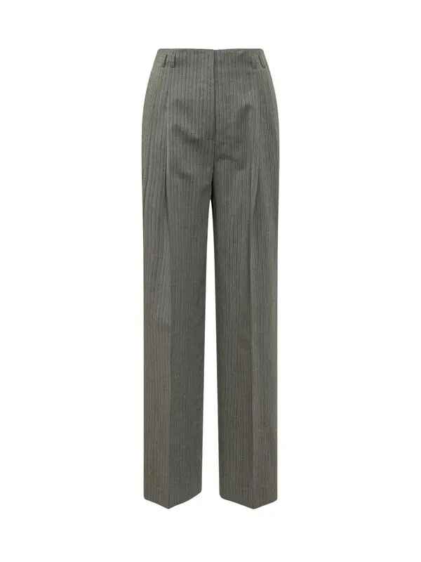 Alberta Ferretti Tailored Wool-blend Trousers