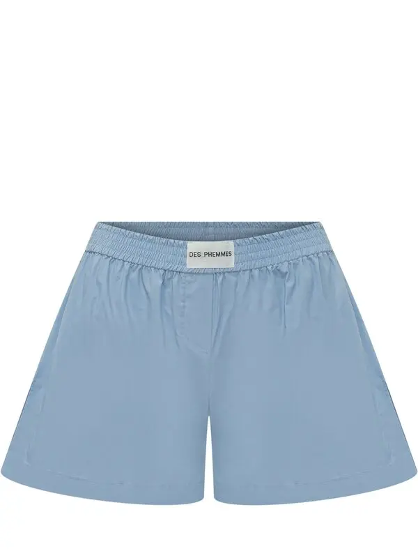 DES_PHEMMES Cotton Boxer Shorts - Blueberry