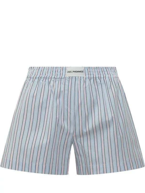 DES_PHEMMES Striped Boxer Shorts With Vitamin-infused Fabric