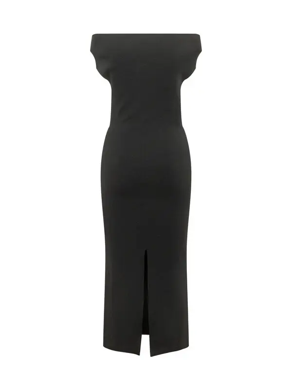 Alberta Ferretti Viscose-blend Midi Dress
