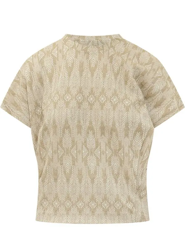 Momoni Geometric Print T-shirt