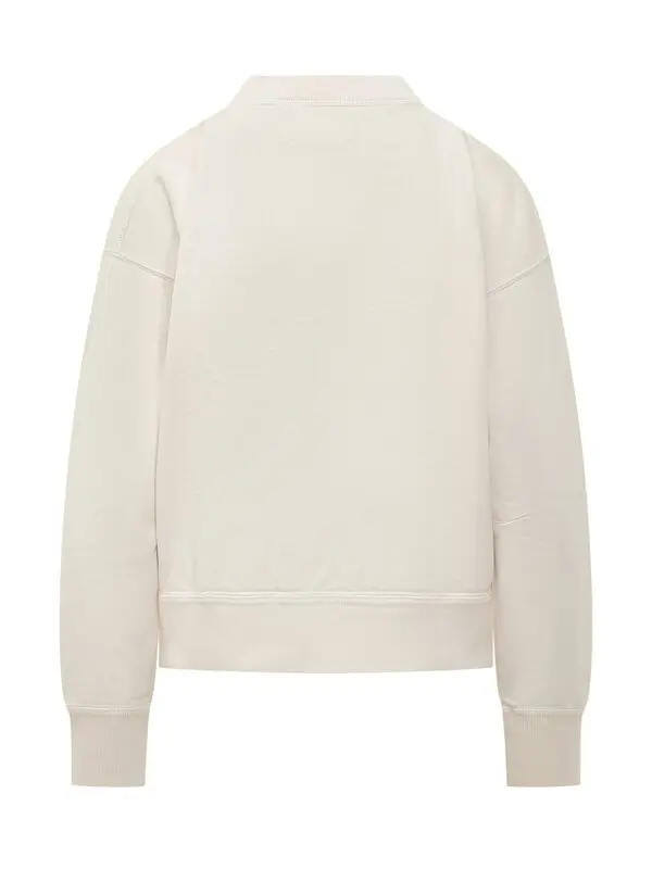 MARANT ETOILE Mini Sweatshirt T-shirt - Ecru/pink