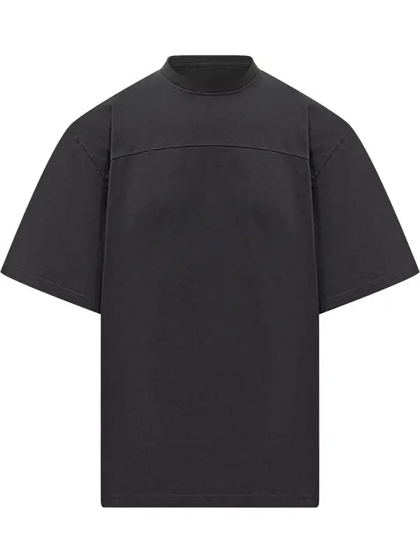 MORDECAI Classic Fit T-shirt With Gironeck - Black