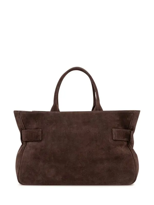 OSOI Suede Tote Handbag - Suede Mocha