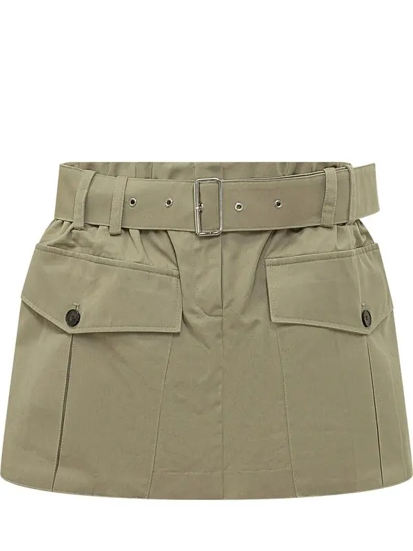 IRO PARIS Pocket Mini Skirt - Clay