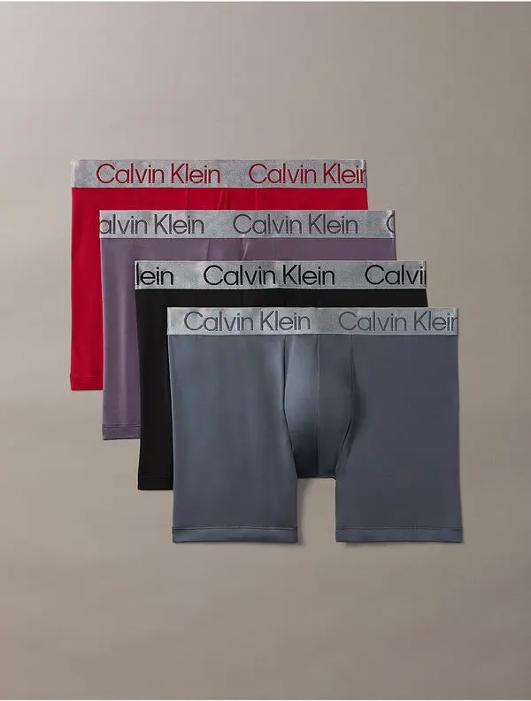 Calvin Klein Chromatic 4-pack Trunk - Rio Red Multi