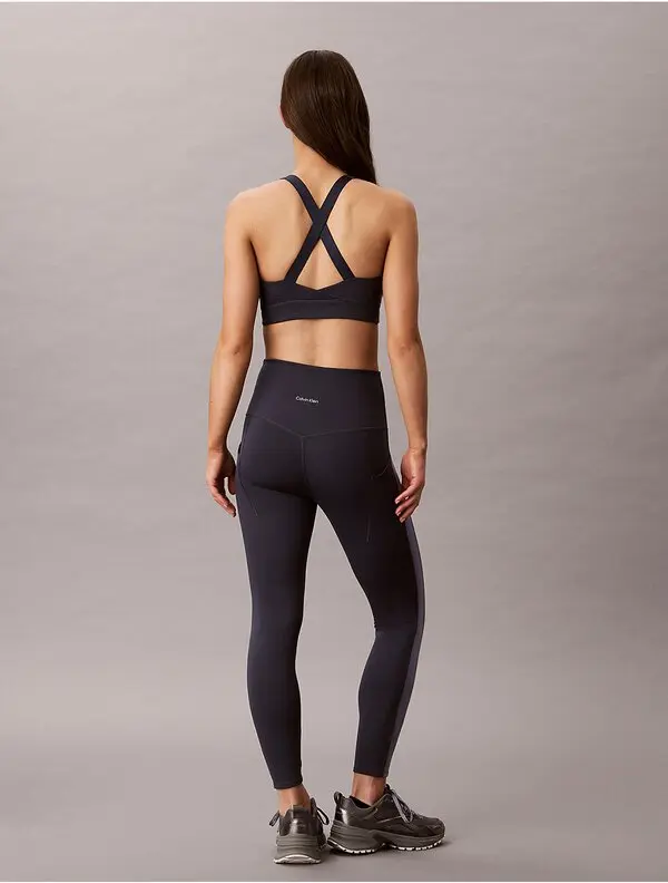 Calvin Klein Soft Sport Medium Impact Side Stripe Sports Bra