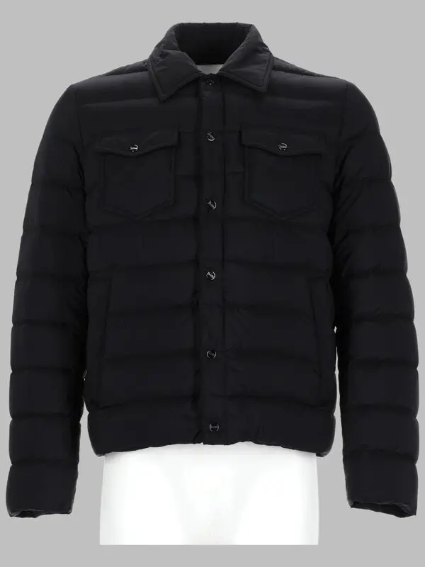 Herno Padded Button Jacket - Black