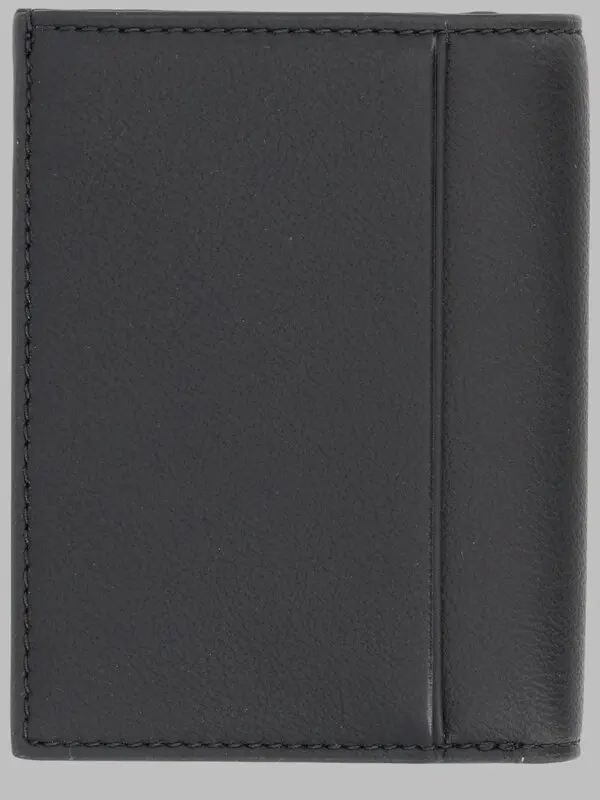 BOSS Logo Textured Wallet - Black