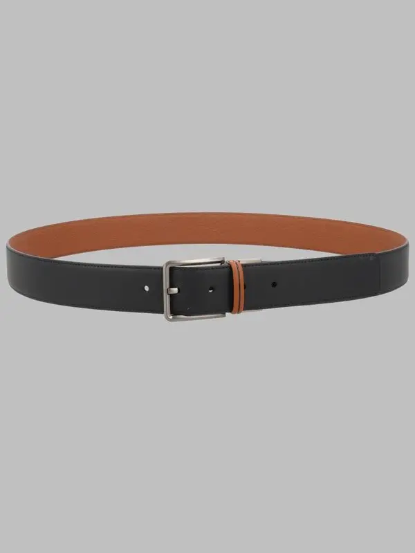 Zegna Leather Belt - Black