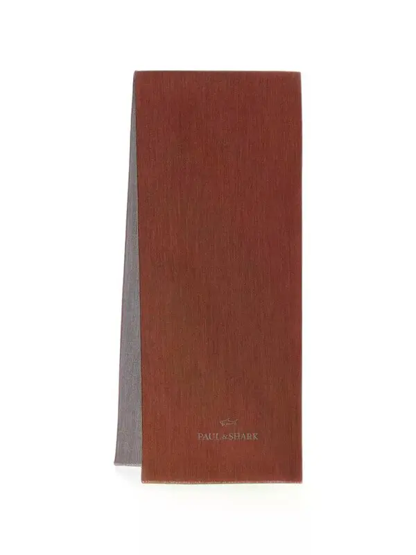 Paul & Shark Jacquard-knit Scarf - Brown