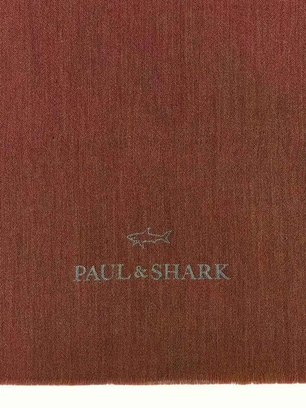 Paul & Shark Jacquard-knit Scarf - Brown