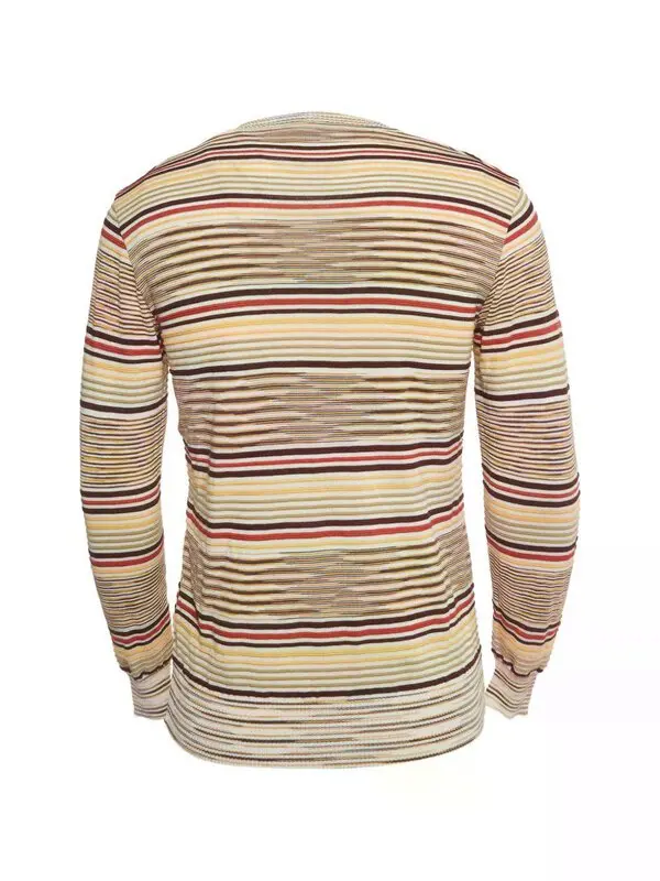 Missoni Striped Rib-knit Sweater - Neutrals