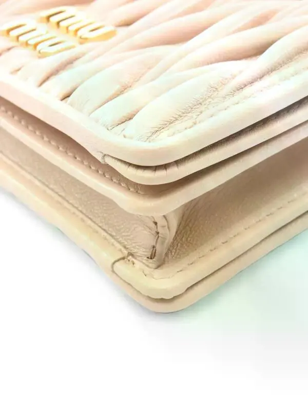 Miu Miu Matelassé Bi-fold Wallet