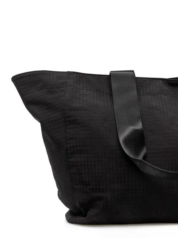 P.E Nation Nation Residency Grid-texture Logo-plaque Tote Bag