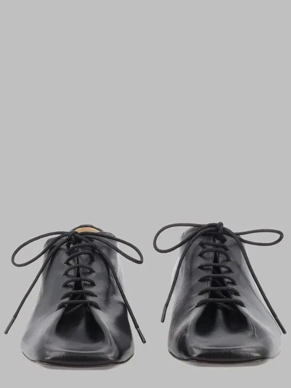 LEMAIRE Leather Lace-up Shoes - Black