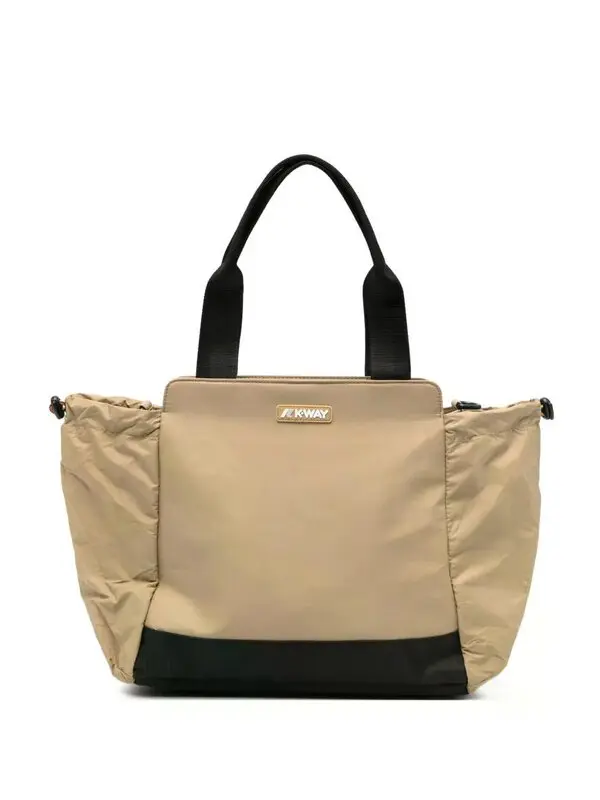 K-WAY Aisy Zip-fastening Tote Bag - Neutrals