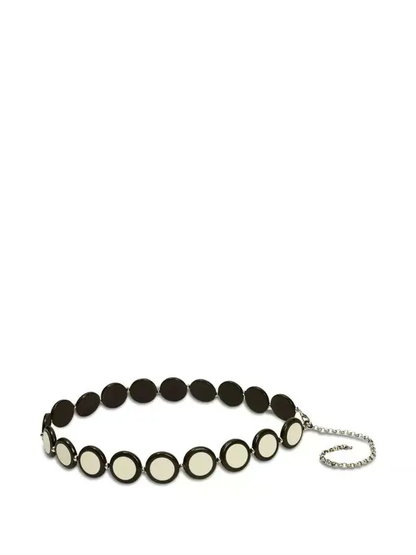 BAOBAB Francesca Resin-disc Belt - Black